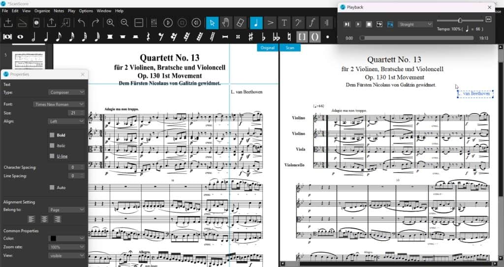 Sheet Music Scanner | SCANSCORE Sheet Music Scanning Software